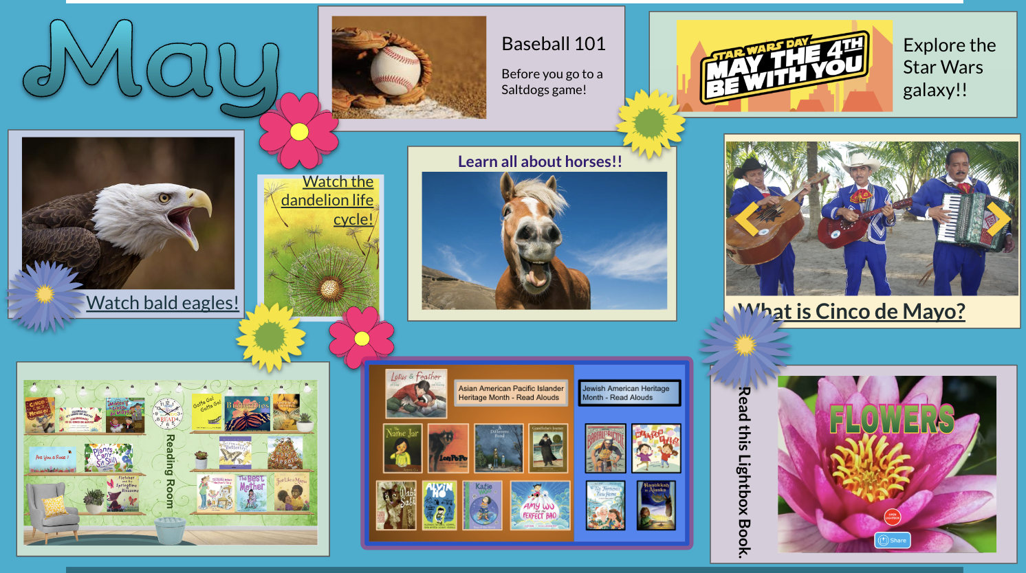 Arnold Library Choice Board – Arnold Elementary Library