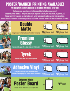 LPS Communications | Poster and Banner Printing Information