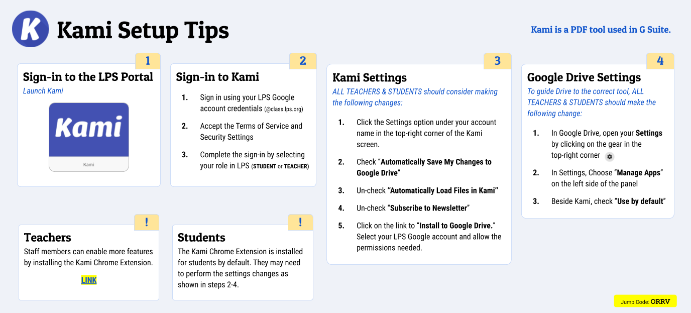 LPS Computing Services | Kami: PDF annotation
