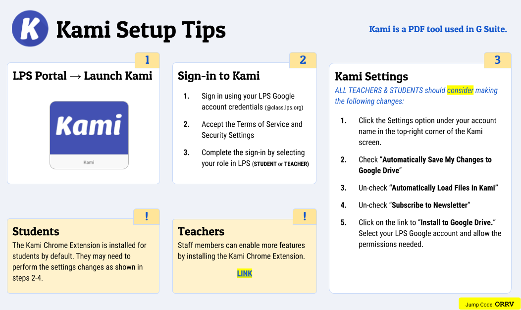 LPS Computing Services | Kami: PDF annotation