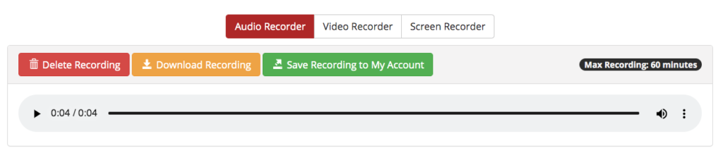 LPS Computing Services | Make an Audio Recording